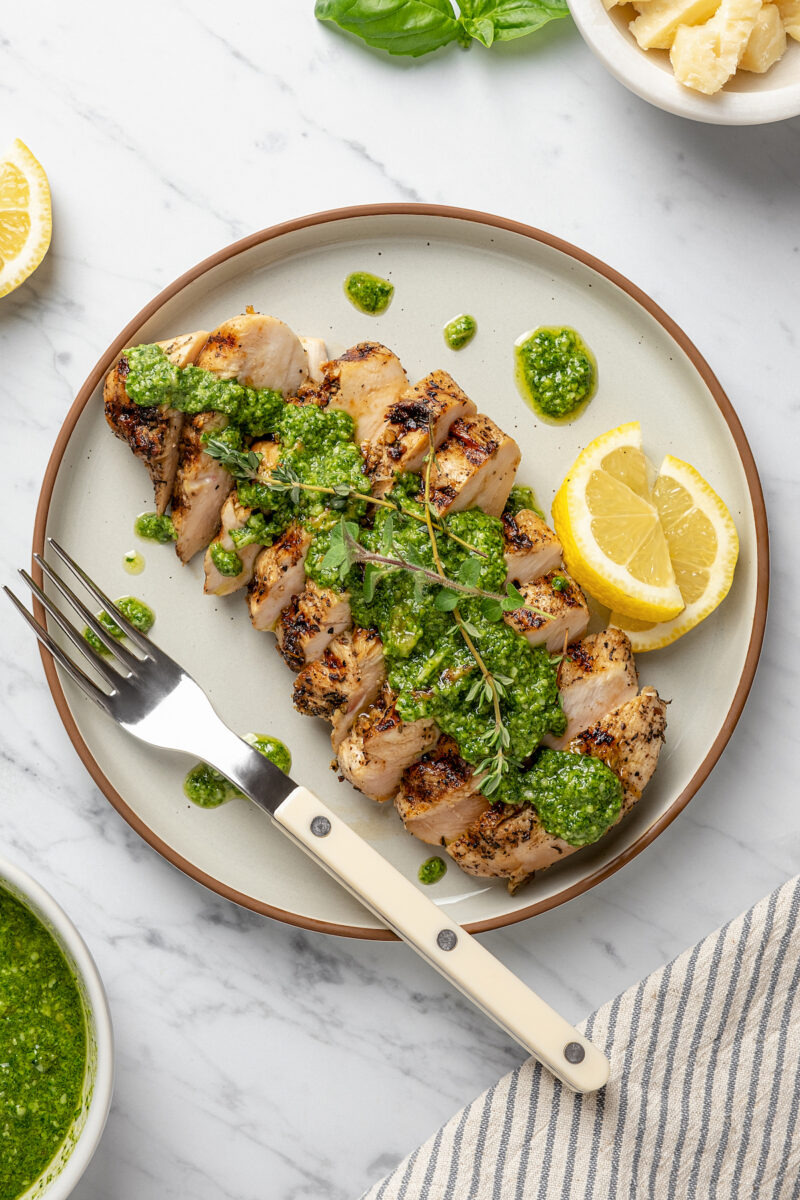 Fresh Basil Pesto Recipe | A Healthy Life for Me