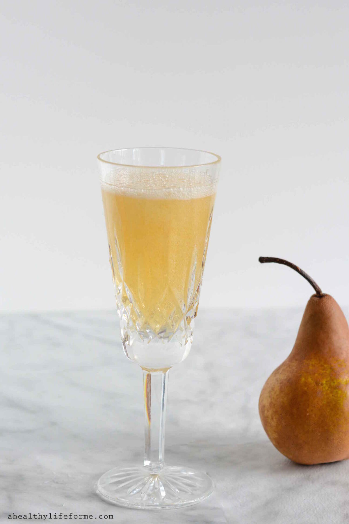 Sparkling Pear Cocktail » A Healthy Life For Me