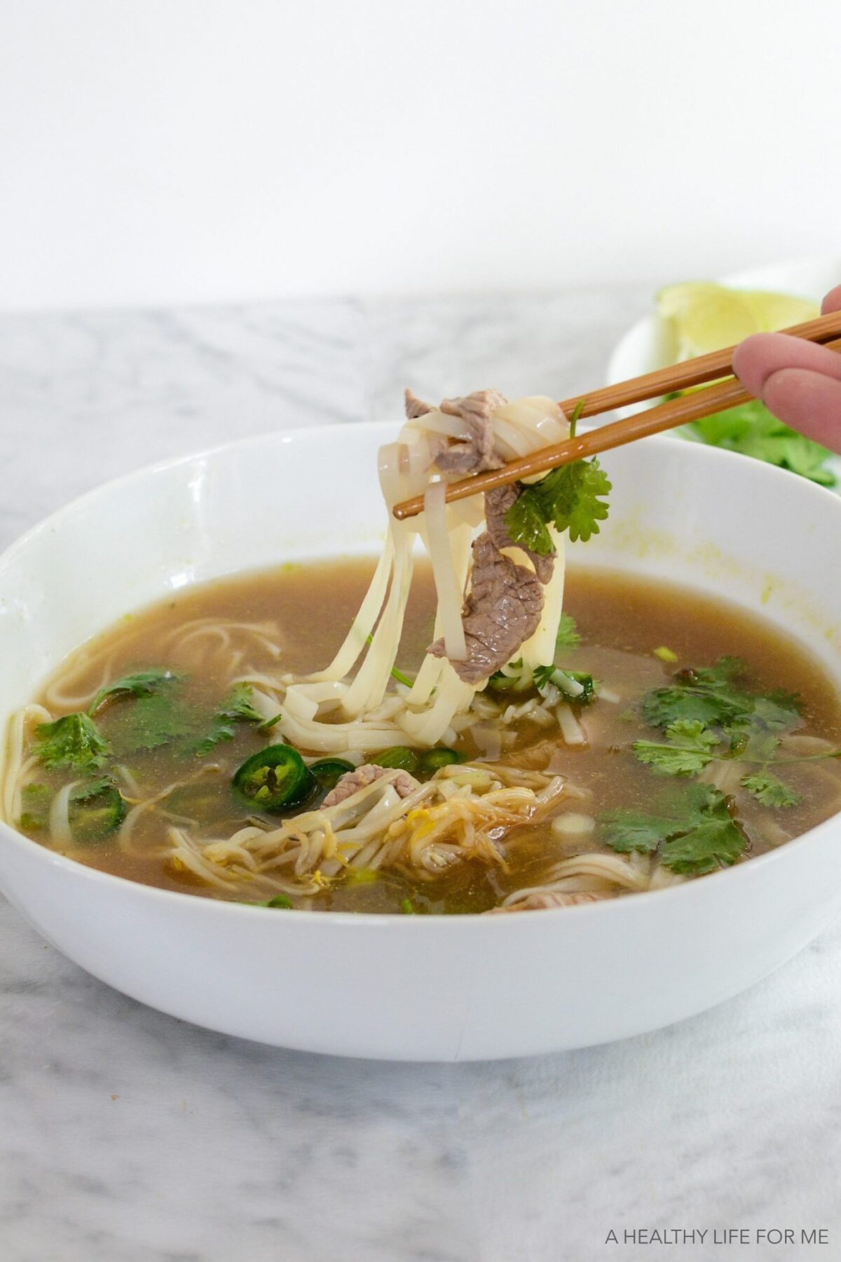 Pho Noodle Soup Recipe | A Healthy Life for Me