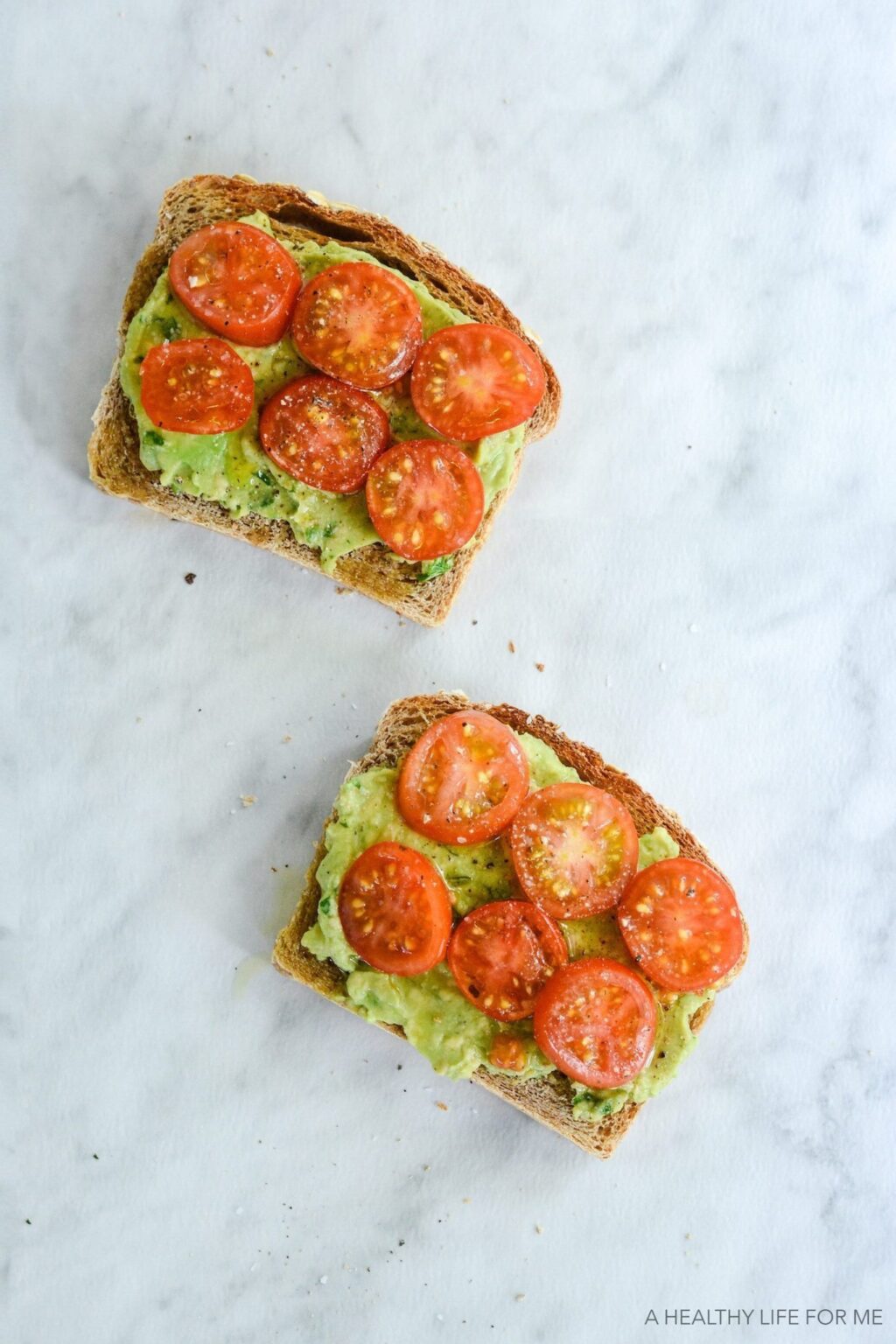 Tomato Avocado Toast » A Healthy Life For Me