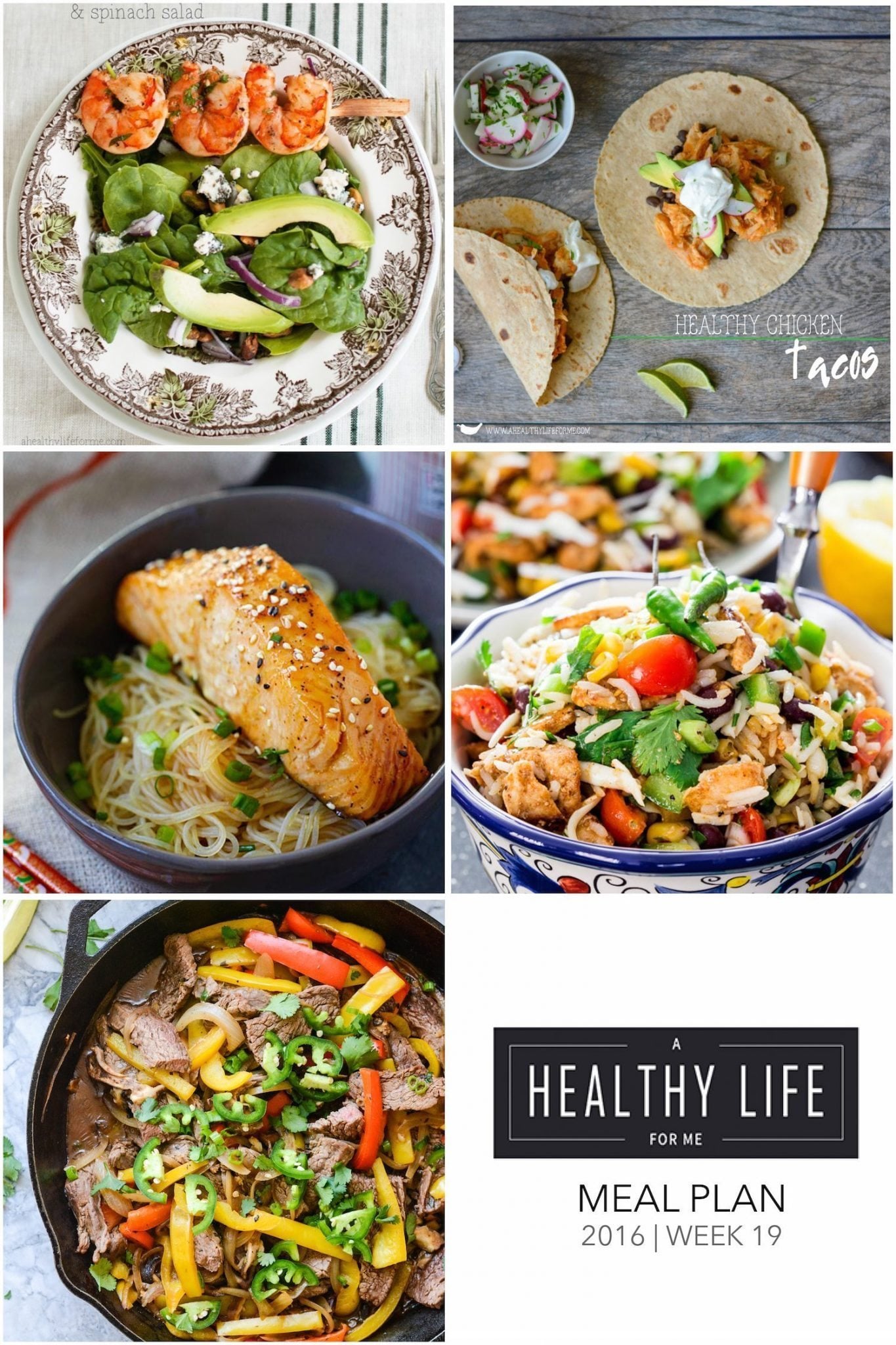 Weekly Meal Plan Week 19 » A Healthy Life For Me