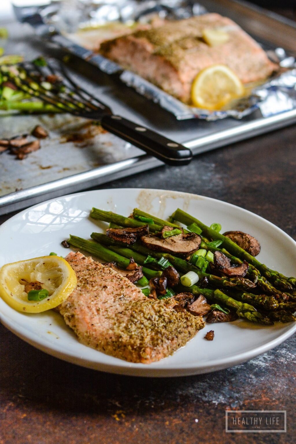 Simple Lemon Rosemary Steamed Salmon » A Healthy Life For Me