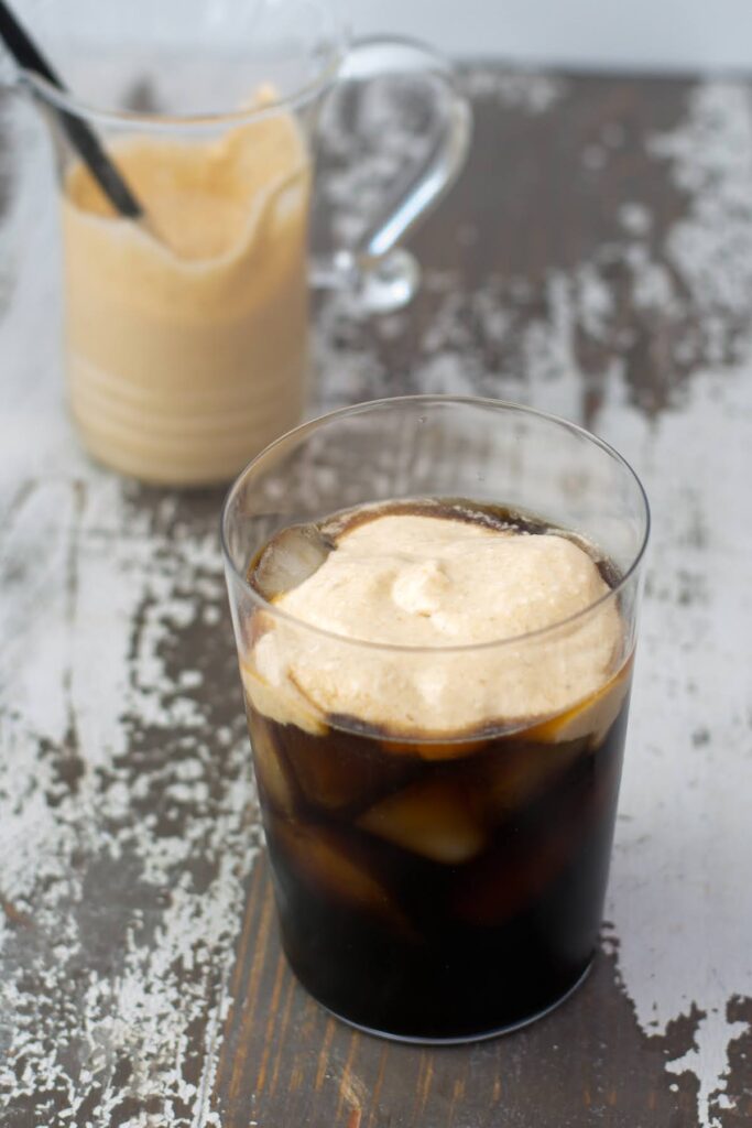Pumpkin Coconut Cream Cold Brew | A Healthy Life for Me